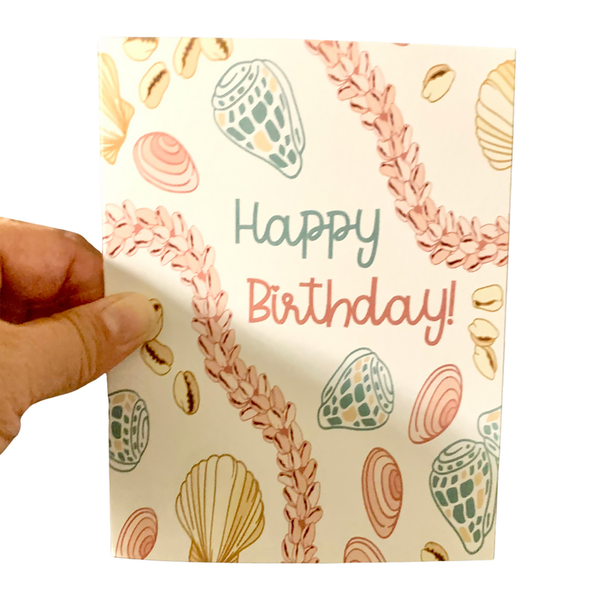 Shell Birthday Greeting Card – Debby Sato Designs