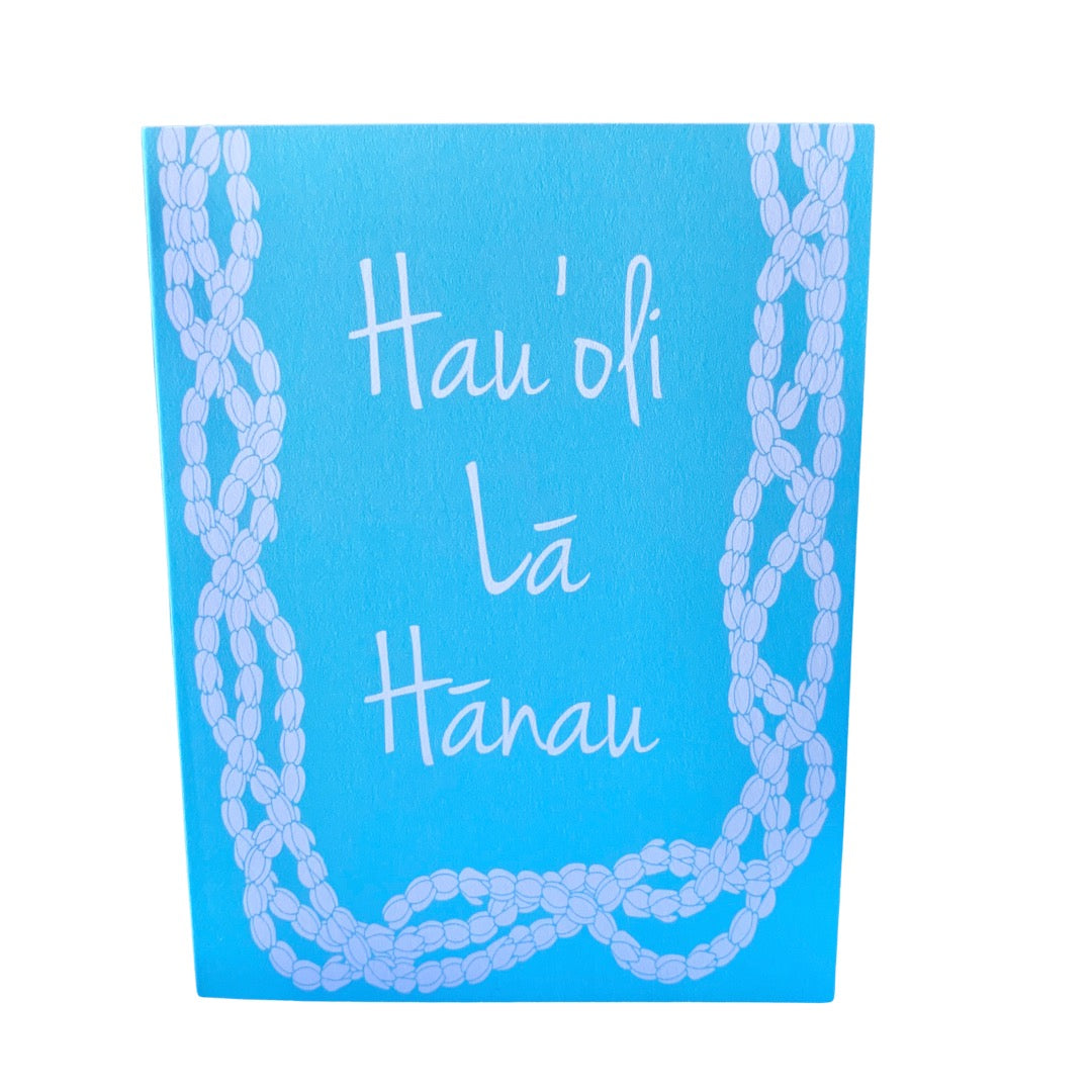 Pīkake Hau'oli Lā Hānau Hawaiian Birthday Greeting Card Pink Pikake ...